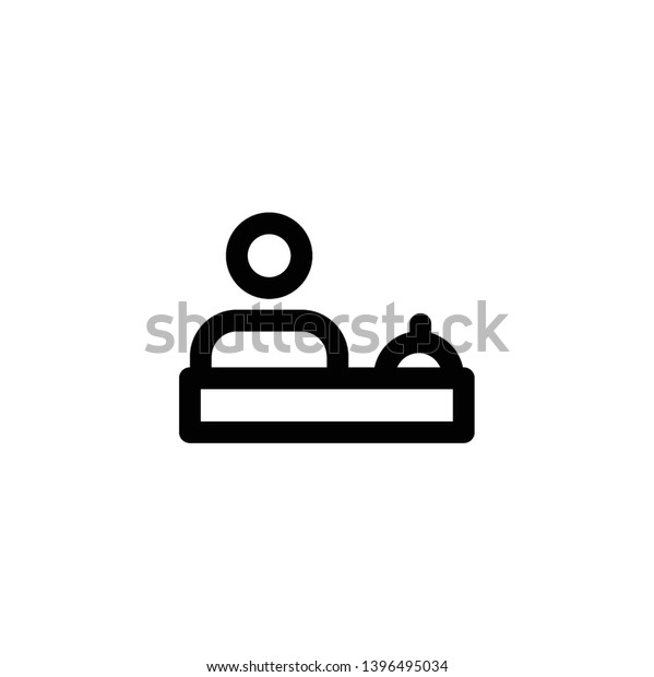 Reception Service Icon Vector Illustration Stock Vector (Royalty Free ...
