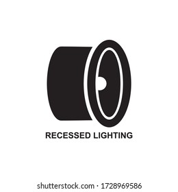 Recessed Lighting Icon Light Lamp Icon: เวกเตอร์สต็อก (ปลอดค่าลิขสิทธิ์ ...