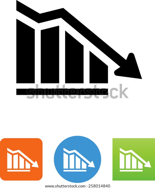 Recession Icon Stock Vector (Royalty Free) 258014840