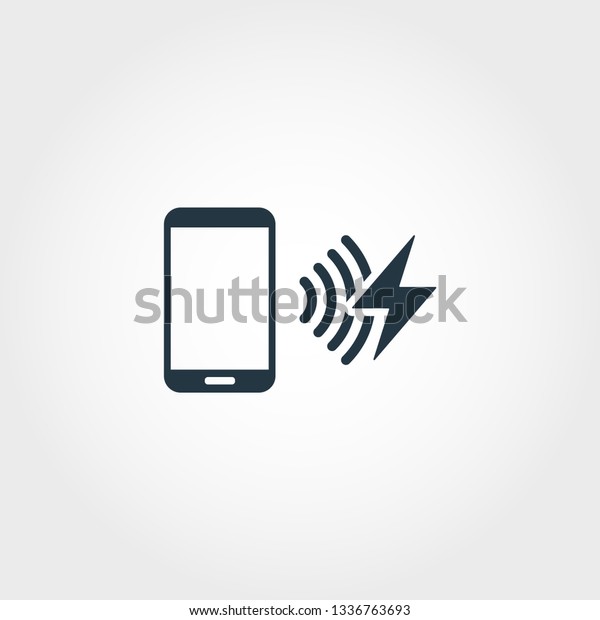 Recharge Network Creative Icon Monochrome Style Stock Vector (Royalty ...