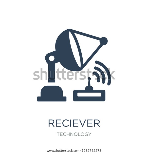 Reciever Icon Vector On White Background Stock Vector (Royalty Free ...