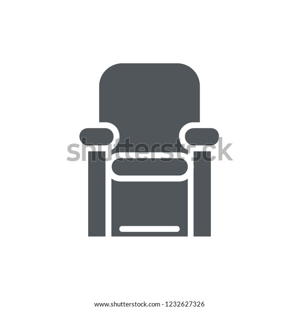 Recliner Vector Icon Stock Vector (Royalty Free) 1232627326 | Shutterstock