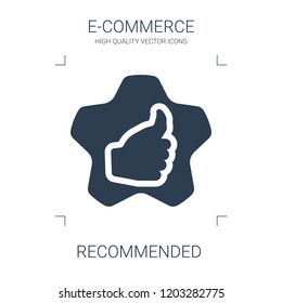 Recommended Icon High Quality Filled Recommended Stock Vector (Royalty ...