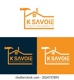 Reconstruction Modern Building Logo Template Stock Vector (Royalty Free ...