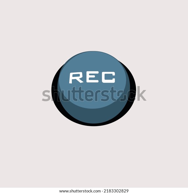 Record Button Sound Recording Equipment Stock Stock Vector (Royalty ...