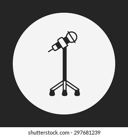 Record Microphone Icon Stock Vector (Royalty Free) 297681239 | Shutterstock