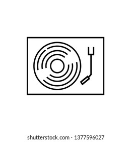 Record Player Sign Stock Vector (Royalty Free) 1377596027 | Shutterstock