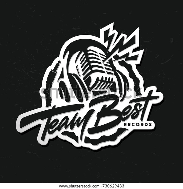 Recording Studio Logo Template Music Icon Stock Vector (Royalty Free ...