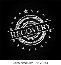 Recovery Chalkboard Emblem Stock Vector (Royalty Free) 701554753 ...