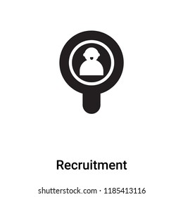 Recruitment Icon Vector Isolated On White Stock Vector (Royalty Free ...