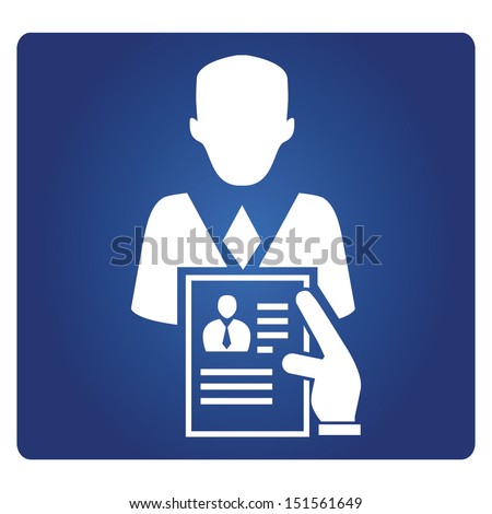 Recruitment Job Interview Symbol Stock Vector (Royalty Free) 151561649 ...