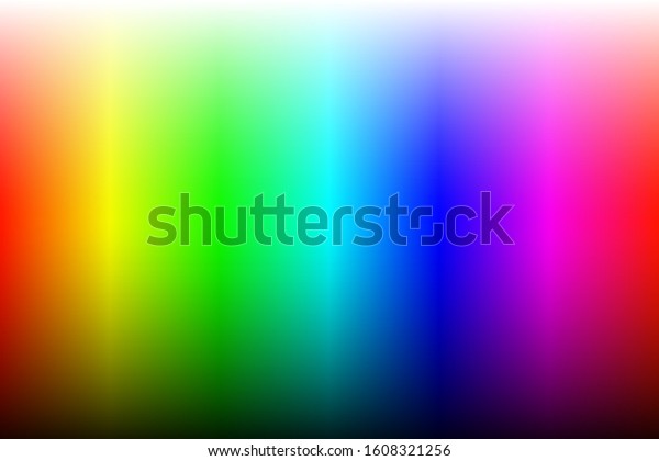 Rectangle Color Palette True Vibrant Colors 스톡 벡터(로열티 프리) 1608321256 ...