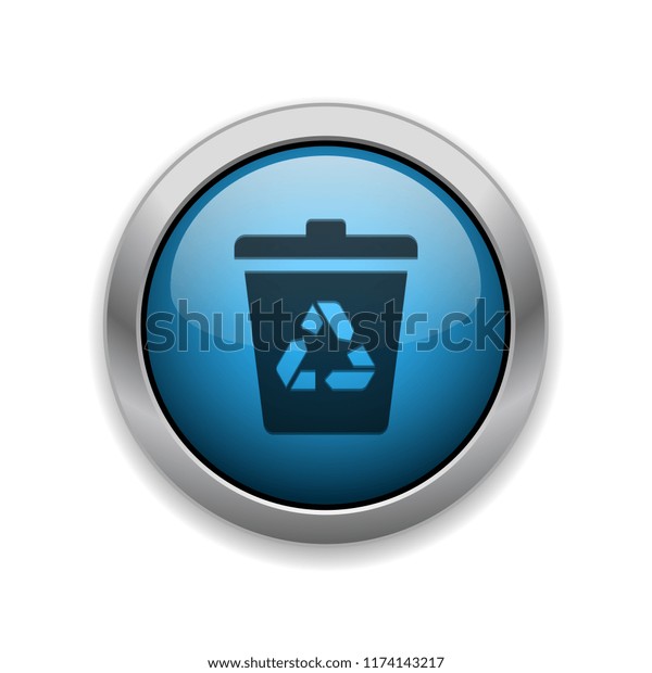 Recycle Bin App Icon Stock Vector (Royalty Free) 1174143217 | Shutterstock