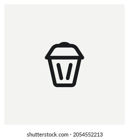Recycle Bin Delete Remove Icon Vector Stock Vector (Royalty Free ...