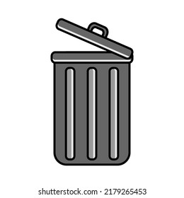 Recycle Bin Rubbish Bin Cartoon Vector Stock Vector (Royalty Free ...