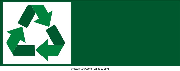Recycle Custom Text Green Recycle Symbol Stock Vector (Royalty Free ...