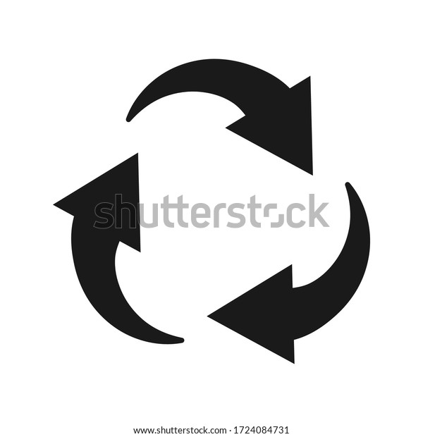 Recycle Icon Vector Illustration Isolated On Stock Vector (Royalty Free ...