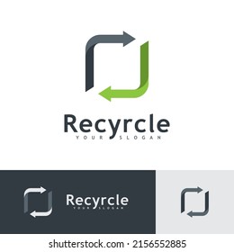 Recycle Logo Icon Vector Recycling Illustration Stock Vector (Royalty ...