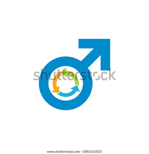 Recycle Man Logo Icon Design: vector de stock (libre de regalías ...