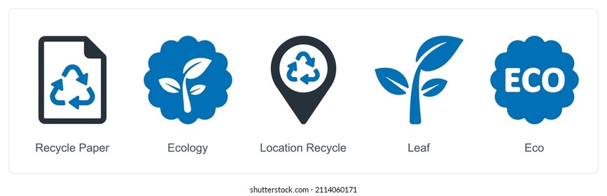 Recycle Paper Ecology Icon Concept Stock Vector (Royalty Free ...
