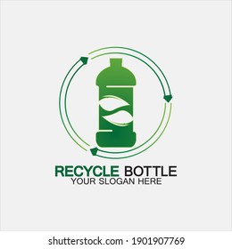 Recycle Plastic Bottle Logo Icon Vector Stock Vector (Royalty Free ...