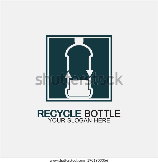 Recycle Plastic Bottle Logo Icon Vector Stock Vector (Royalty Free ...