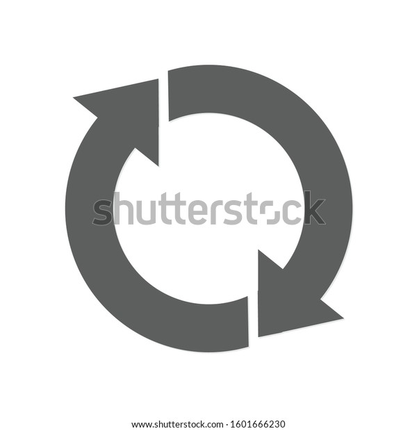 Recycle Reuse Object Symbol Stock Vector (Royalty Free) 1601666230 ...