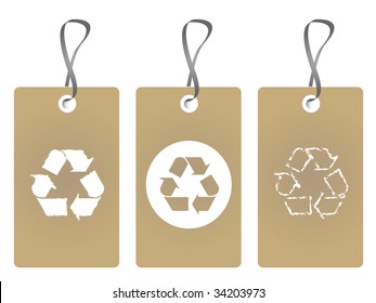 Recycle Tags Stock Vector (Royalty Free) 34203973 | Shutterstock