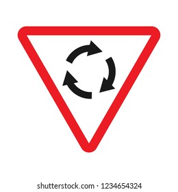 Recycle Traffic Sign Vector Icon Modern Stock Vector (Royalty Free ...