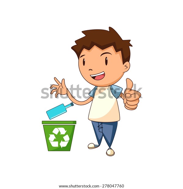 Recycling Glass Vector Illustration Stock Vector (Royalty Free ...