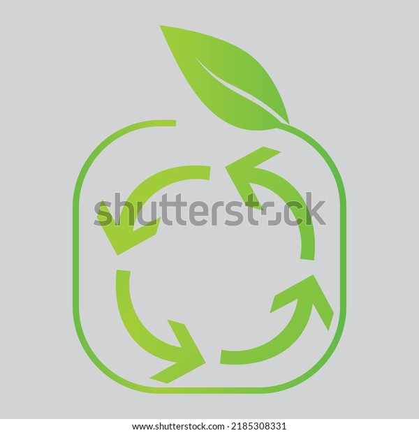 Recycling Logo Design Go Green Symbol Stock Vector (Royalty Free ...
