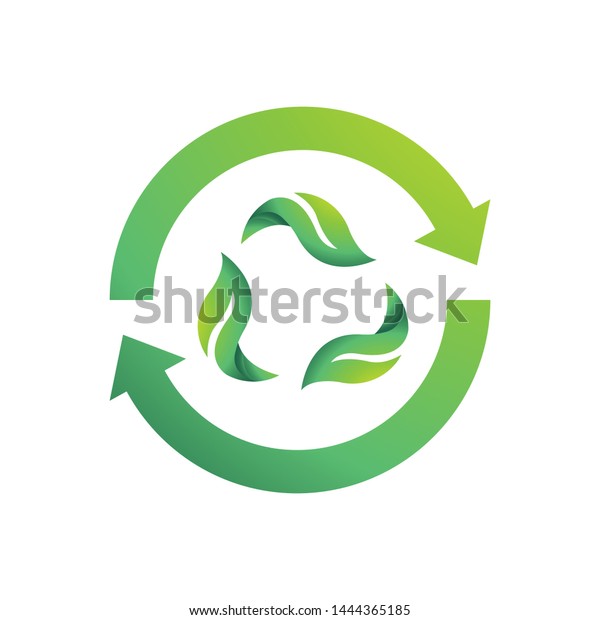 Recycling Waste Reduction Logo Template Vector Stock Vector (Royalty ...