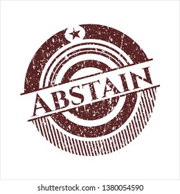 Red Abstain Rubber Seal Texture Stock Vector (Royalty Free) 1380054590 ...