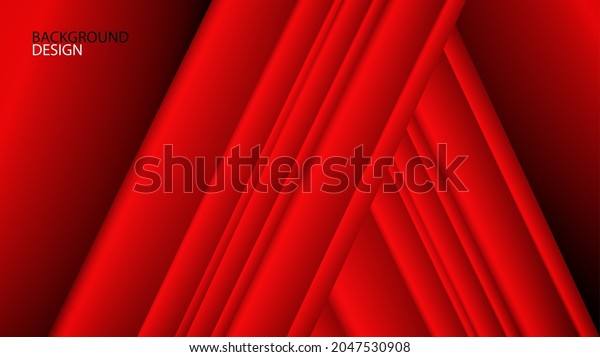 Red Abstract Background Design Geometric Texture Stock Vector (Royalty ...