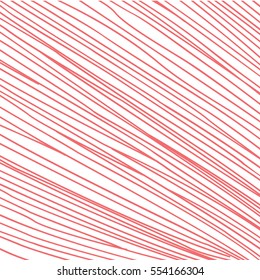 Red Abstract Hand Drawn Diagonal Lines Stock Vector (Royalty Free ...