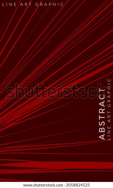 Red Abstract Linestripe Diagonal Lines Vector Stock Vector (Royalty ...