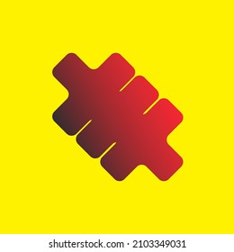 Red Abstract Logo Vector Business Stock Vector (Royalty Free ...