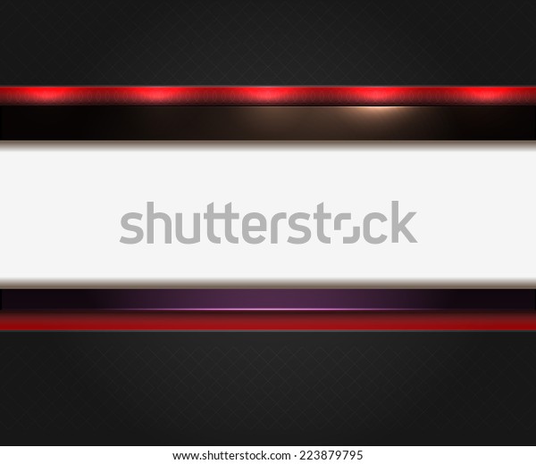 Red Abstract Metal Background Stock Vector (Royalty Free) 223879795 ...