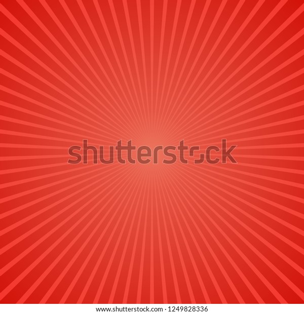 Red Abstract Retro Ray Burst Background Stock Vector (Royalty Free ...