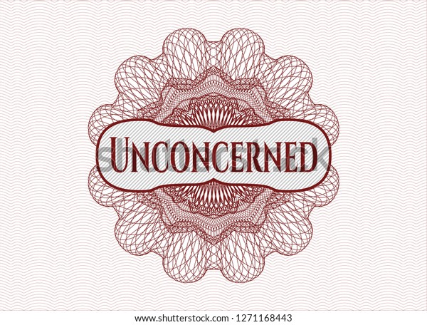 Red Abstract Rosette Text Unconcerned Inside Stock Vector (Royalty Free ...