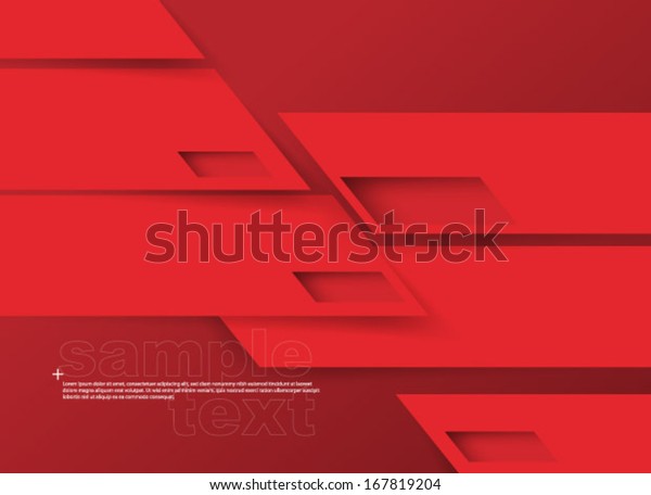Red Abstract Thick Slant Lines Background Stock Vector (Royalty Free ...