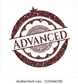 Red Advanced Rubber Stamp Stock Vector (Royalty Free) 1155646720 ...