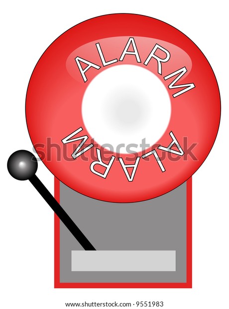 Red Alarm System Used Fire Vector Stock Vector (Royalty Free) 9551983 ...
