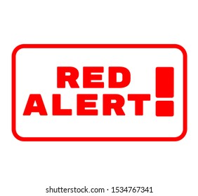 Red Alert Sign Tag Point Template Stock Vector (Royalty Free ...
