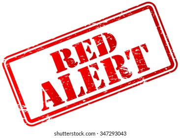 Red Alert Stamp Badge: เวกเตอร์สต็อก (ปลอดค่าลิขสิทธิ์) 347293043 ...