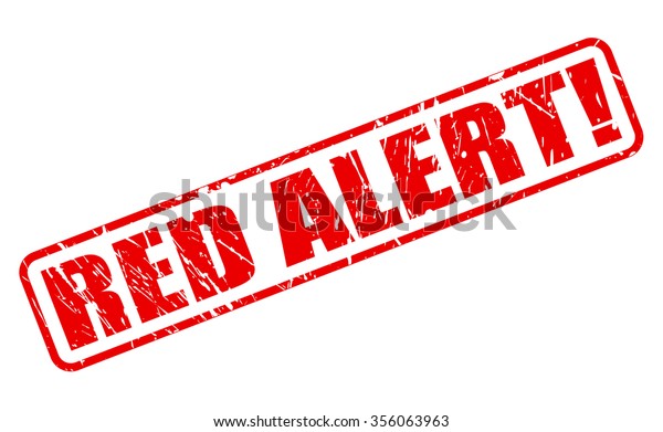 Red Alert Red Stamp Text On Stock Vector (Royalty Free) 356063963