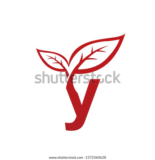 Red Alphabet Letter Y Logo Stock Vector (Royalty Free) 1372360628 ...