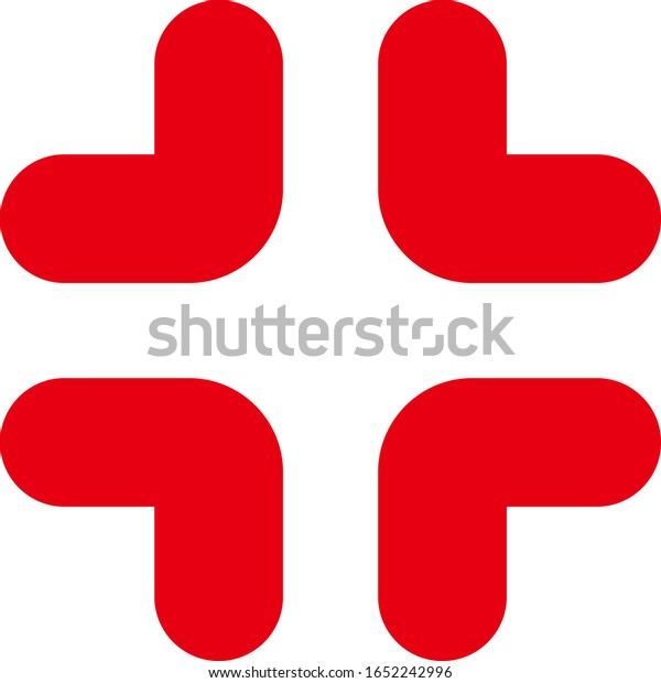 Red Anger Symbol Isolated Vector Illustration Stock Vector (Royalty ...