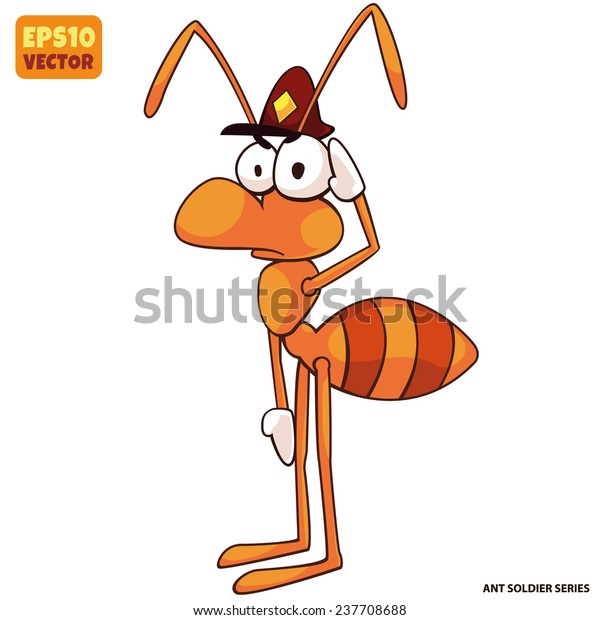 Red Ant Soldier Stock Vector (Royalty Free) 237708688 | Shutterstock