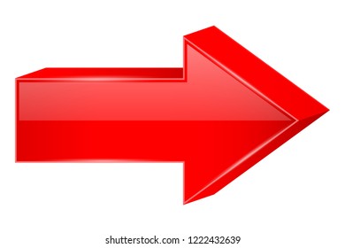 Red Arrow 3d Next Icon Vector: เวกเตอร์สต็อก (ปลอดค่าลิขสิทธิ์ ...